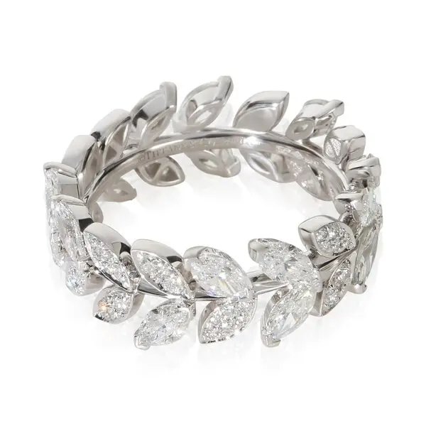 Tiffany & Co. Diamond Victoria Vine Ring - Platinum