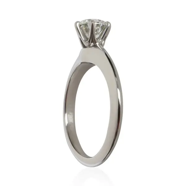 Tiffany & Co. 0.82 Ct Round Brilliant Solitaire Diamond Engagement Ring