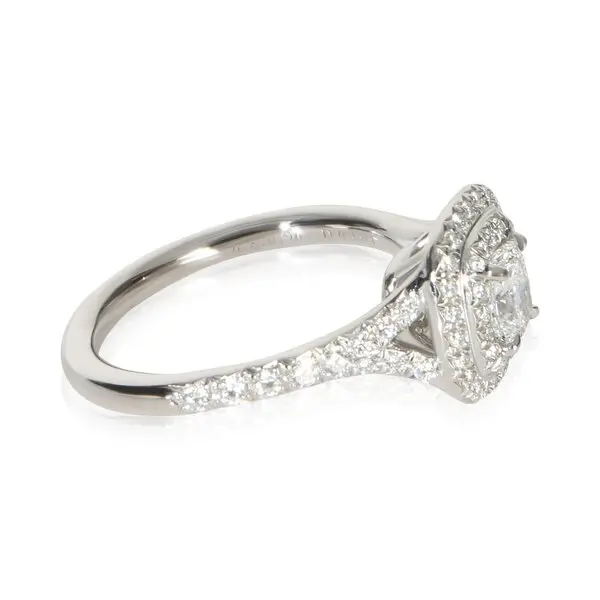 Tiffany & Co. 0.45 Ct Cushion Diamond Soleste Engagement Ring