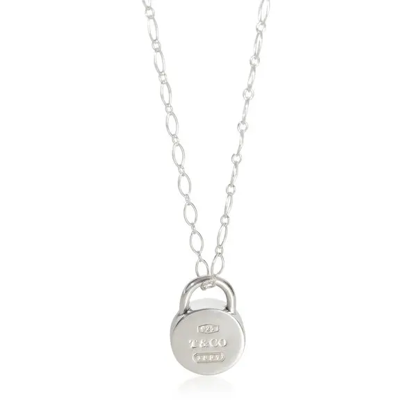 Tiffany & Co. Sterling Silver 1837 Lock Pendant Necklace - Sterling_silver