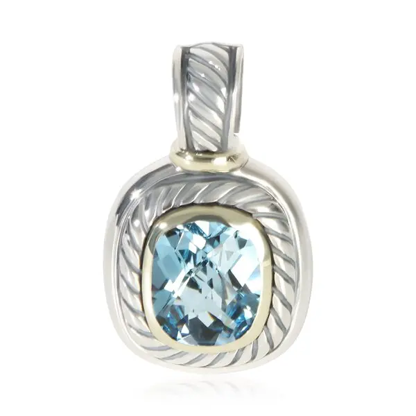 David Yurman Yellow Gold & Sterling Silver Topaz Albion Pendant - Yellow_gold/sterling_silver