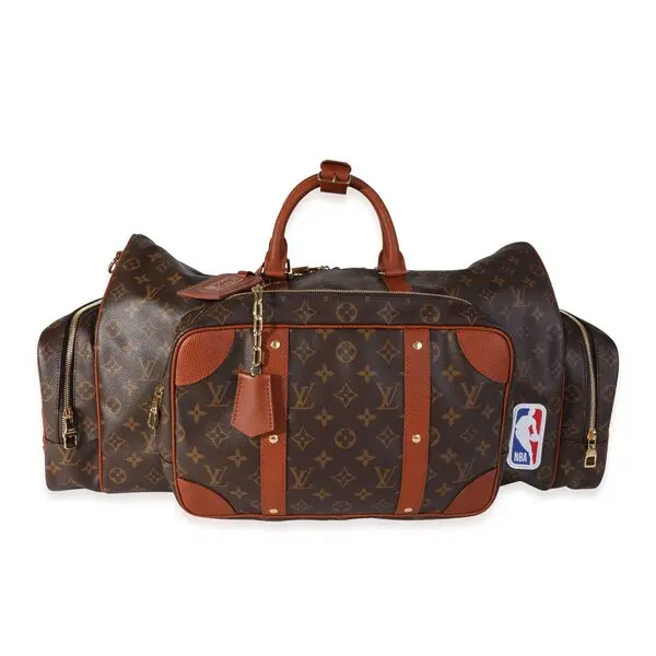 LOUIS VUITTON X Nba Monogram Canvas Trio Pocket Keepall - Brown