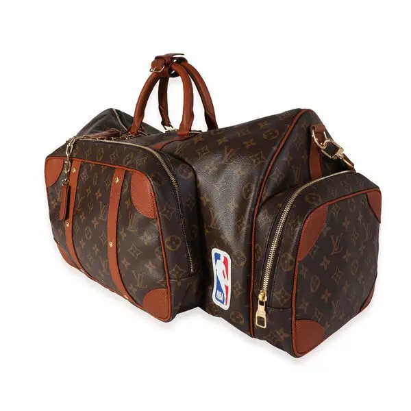 LOUIS VUITTON X Nba Monogram Canvas Trio Pocket Keepall