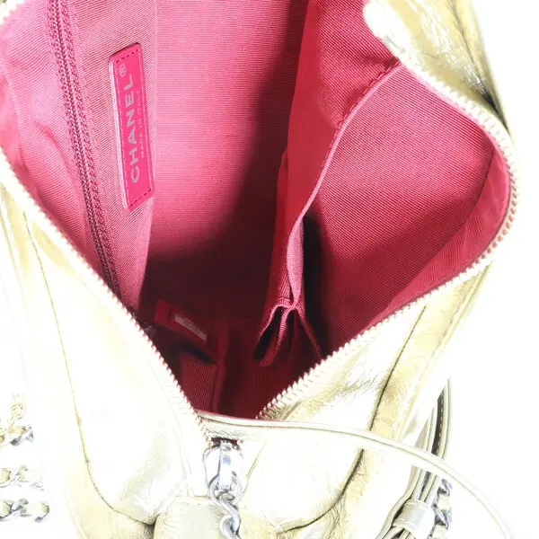 Chanel Quilted Calfskin Gabrielle Hobo - Gold