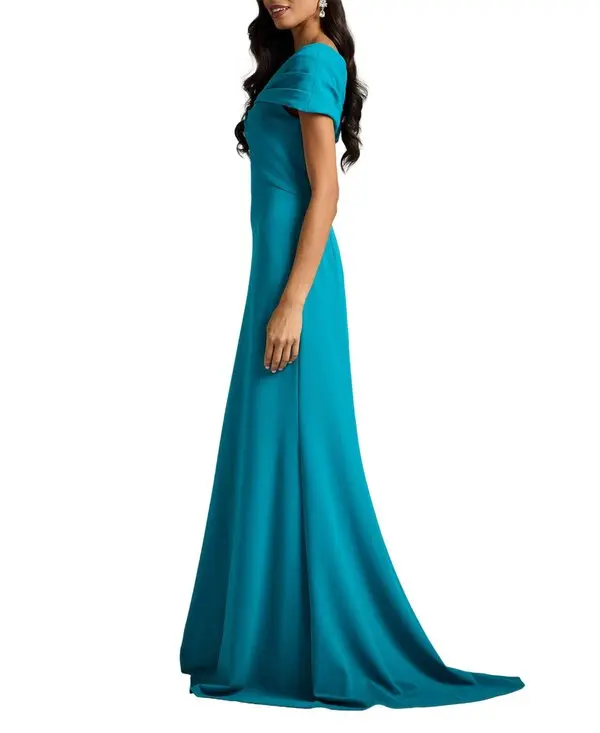 Tadashi Shoji Rafner Twisted Neck Gown