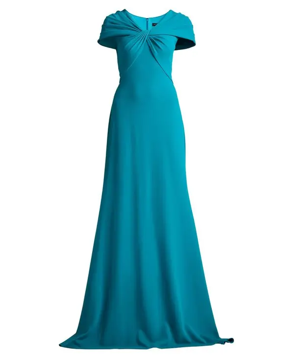 Tadashi Shoji Rafner Twisted Neck Gown