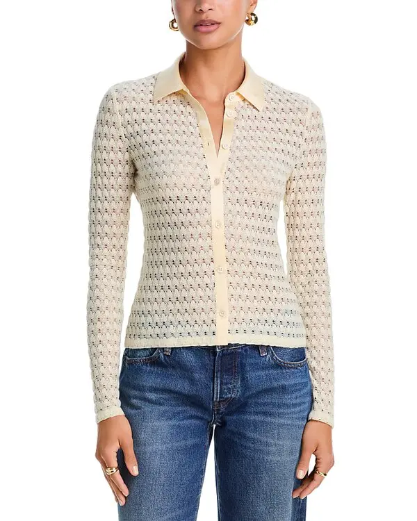 FRAME Bubble Stitch Shirt - Cream