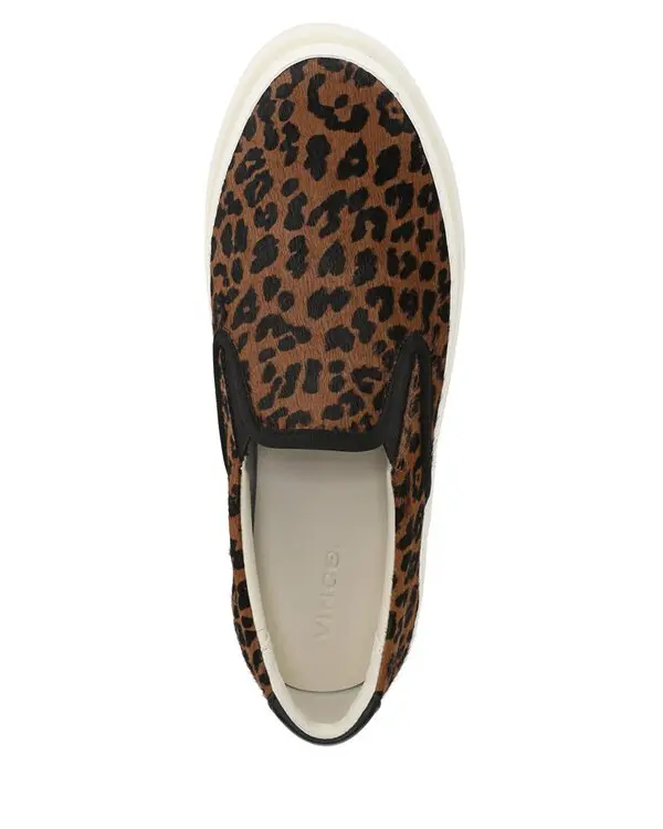 Vince Blair Calf Hair Slip On Sneakers - Brown Multi