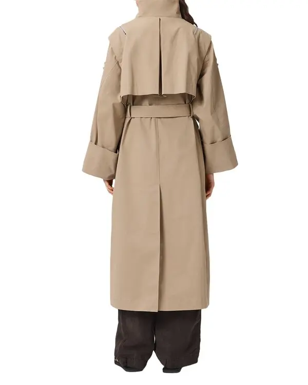 ALLSAINTS Clayton Stand Collar Trench Coat