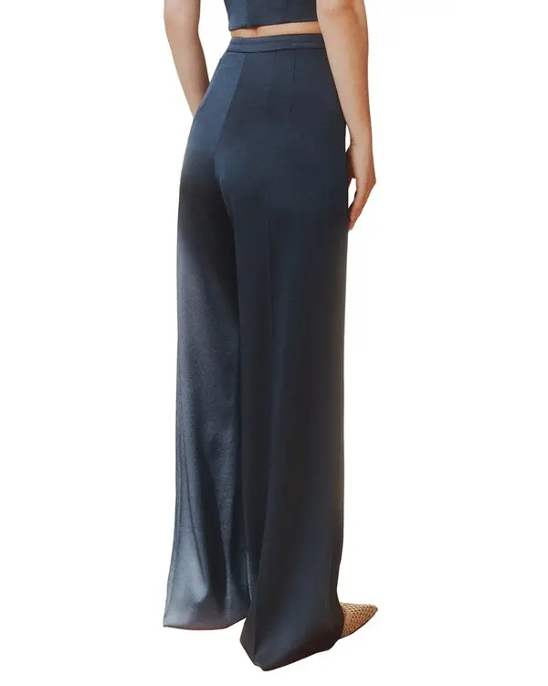 Marella Satin Wide Leg Pants