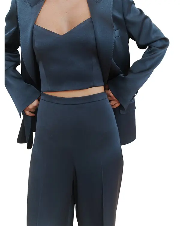 Marella Satin Wide Leg Pants