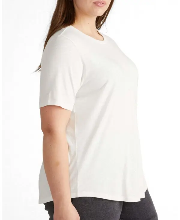Universal Standard Plus Light-as-air Tee Rex - Vapor