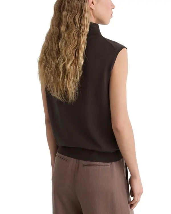 REISS Honey Wool Slouchy Top
