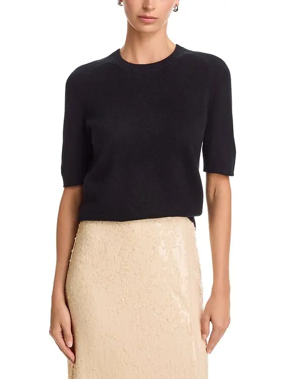 Bloomingdale'S Crewneck T Shirt Cashmere Sweater, Exclusive - Black