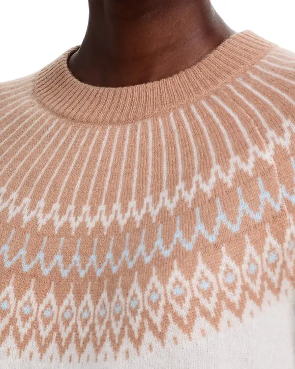Bloomingdale'S Fair Isle Crewneck Sweater
