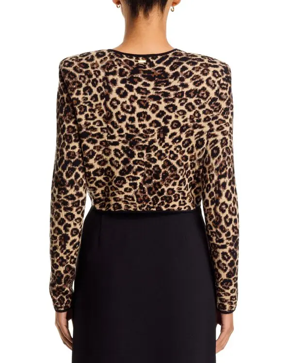 TOCCIN Indira Wool Cropped Cardigan Sweater