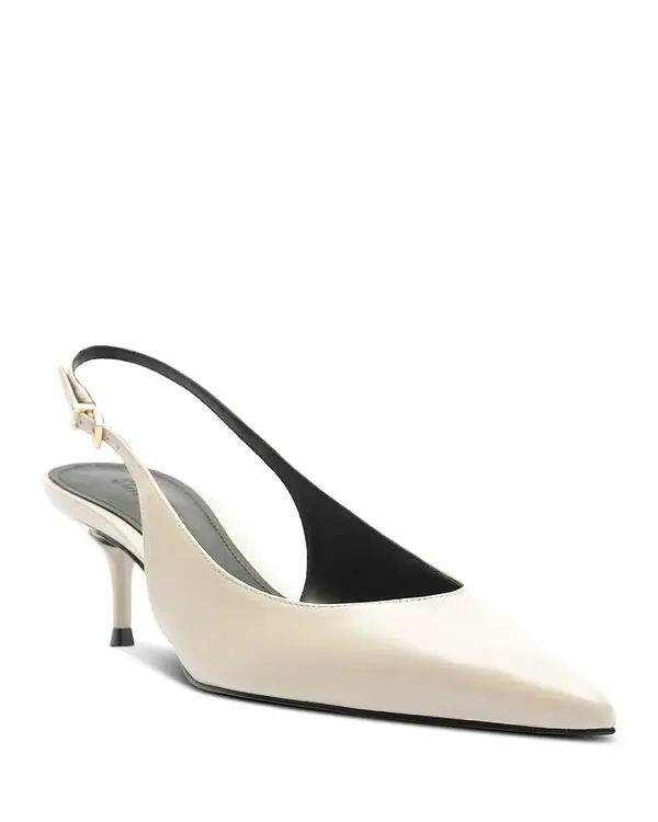Schutz Paola Patent Slingback Pumps - Sugar White