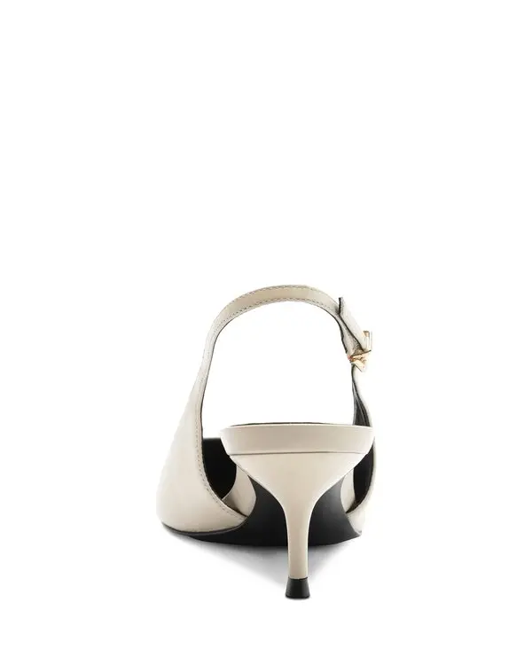 Schutz Paola Patent Slingback Pumps - Sugar White