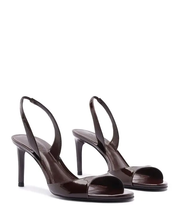 Schutz Scarlett Patent Slingback Sandals