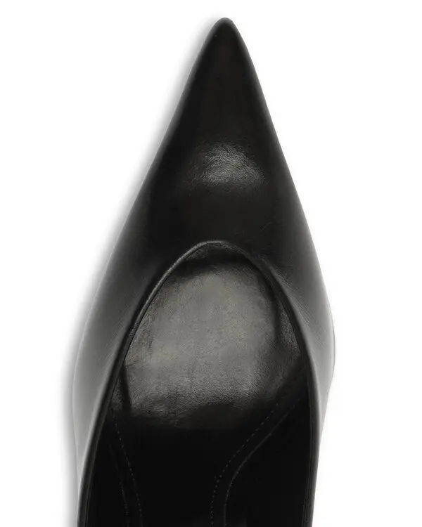 Schutz Loren Calf Hair Pointed Pumps