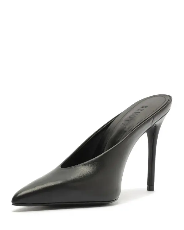 Schutz Loren Calf Hair Pointed Pumps