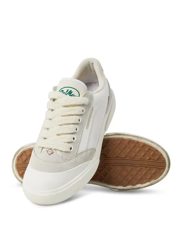 Casablanca Lace Up Low Top Sneakers