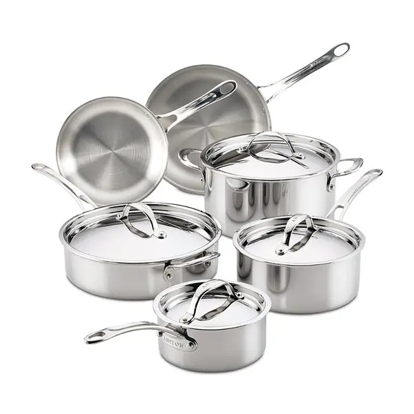 ANOLON Everlast Tri Ply 10 Piece Cookware Set
