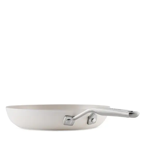 KITCHENAID 2 Piece Hard Anodized Ceramic Induction Skillet Set - White