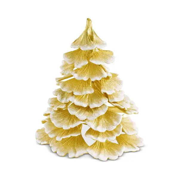 Michael Aram Ginkgo Gold Frost Christmas Tree 6
