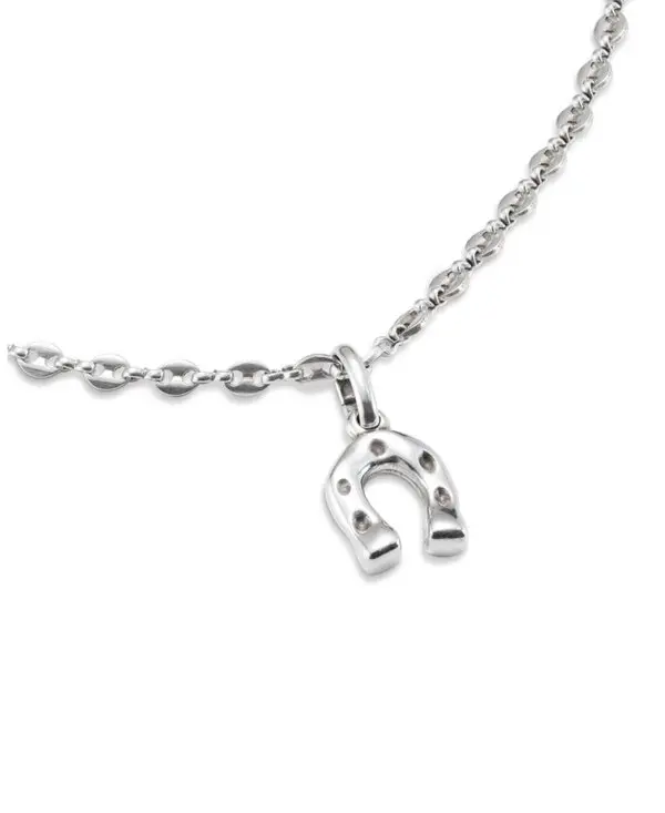 UNODE50 Sterling Plated Horseshoe Charm