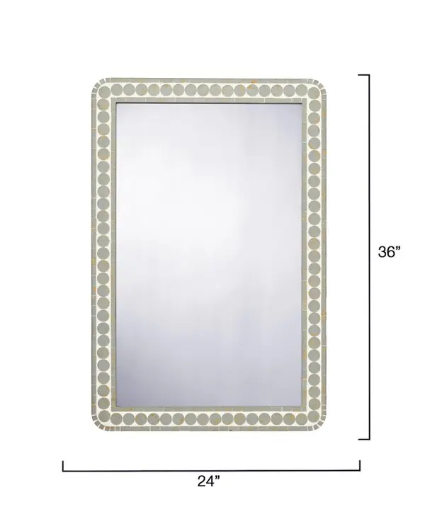 JAMIE YOUNG CO. Penny Wood Rectangle Wall Mirror