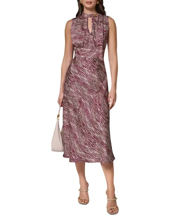 Donna Karan New York Sleeveless Keyhole Midi Dress