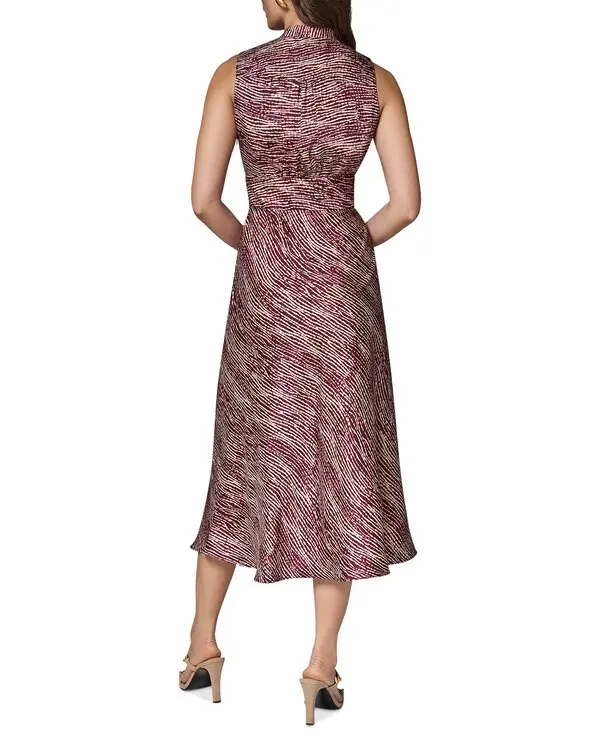 Donna Karan New York Sleeveless Keyhole Midi Dress