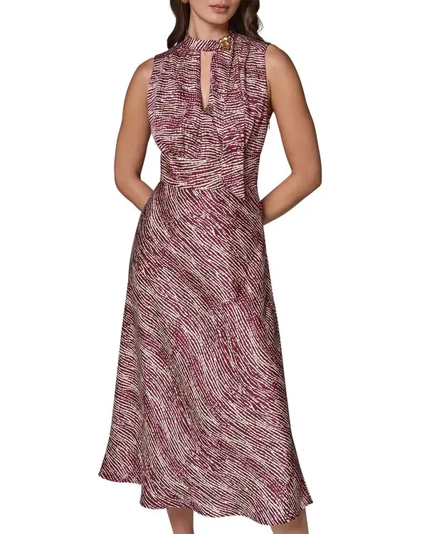 Donna Karan New York Sleeveless Keyhole Midi Dress