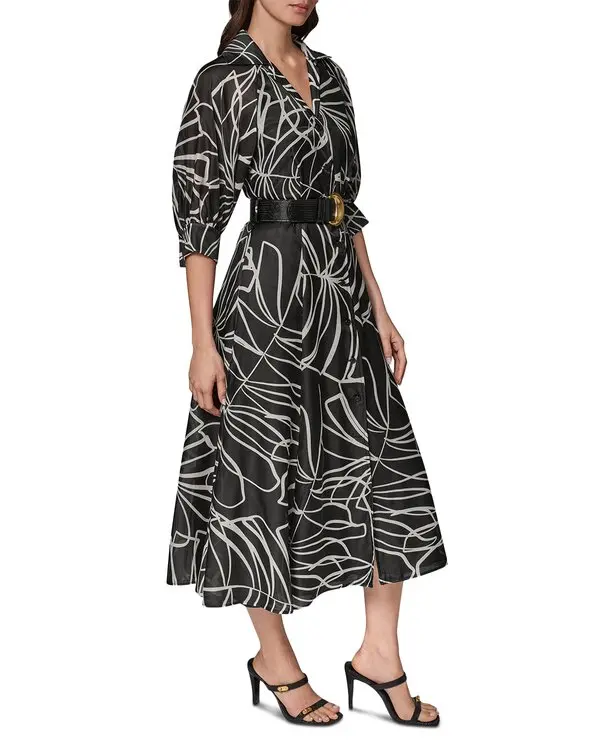 Donna Karan New York Belted Shirtdress