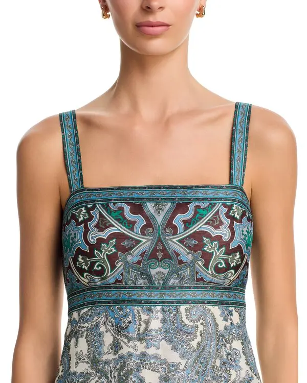 Veronica Beard Rye Linen & Silk Blend Dress