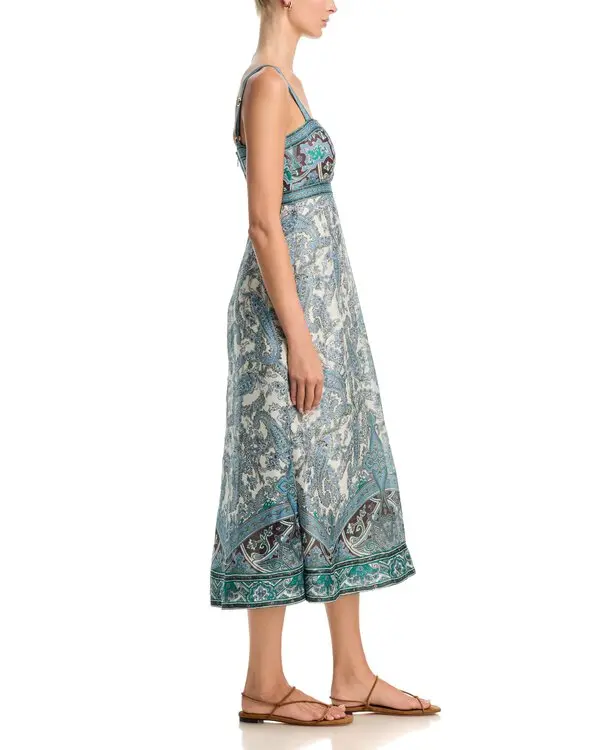 Veronica Beard Rye Linen & Silk Blend Dress