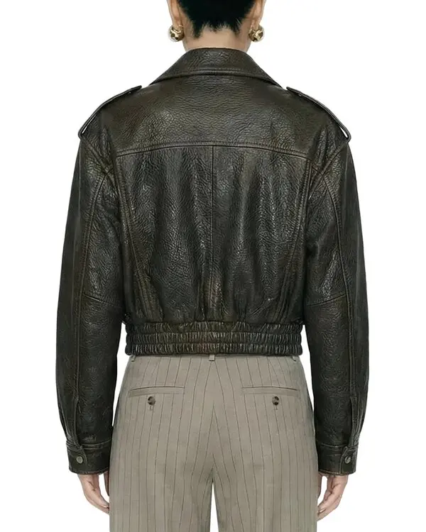Ronny Kobo Medea Leather Moto Jacket