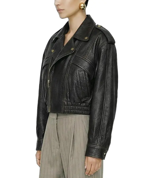 Ronny Kobo Medea Leather Moto Jacket