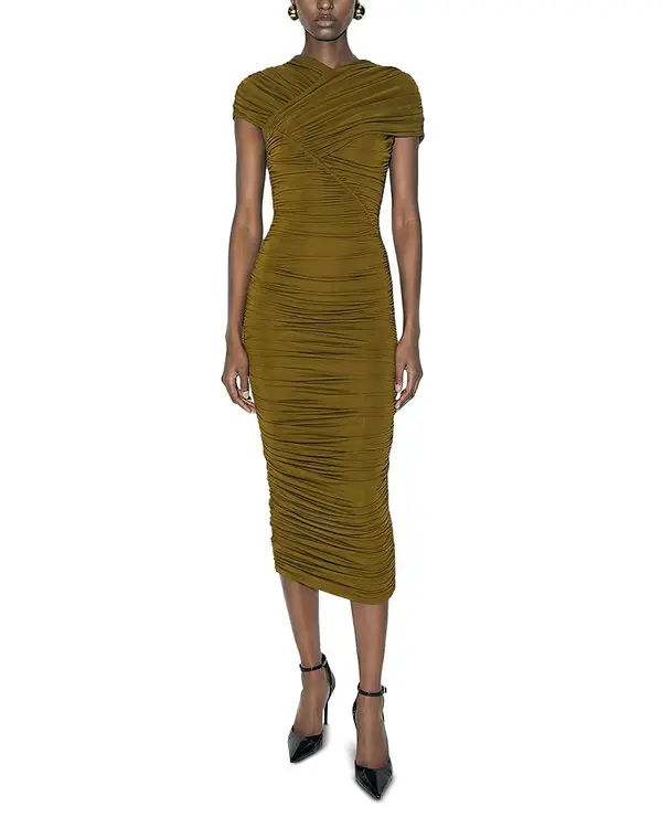 Ronny Kobo Janel Ruched Dress