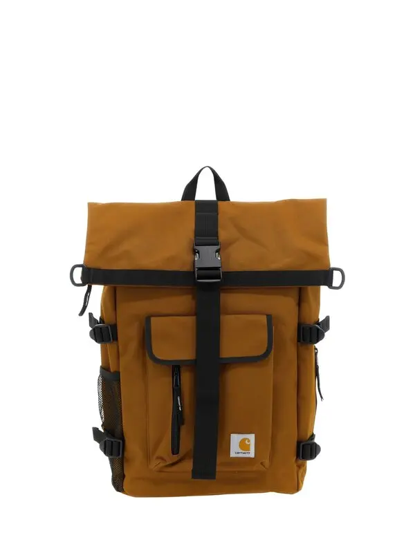 Carhartt Work In Progress Roll-top Backpack With Buckle Fastening And Adjustable Straps