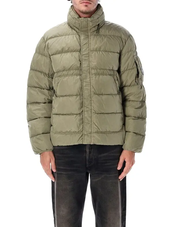 C.P. COMPANY Hooded Puffer Jacket - Fallen Rock
