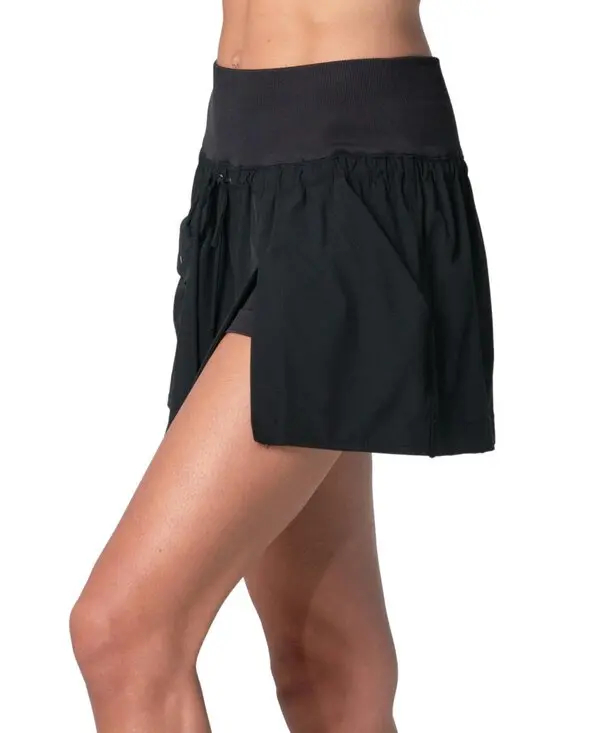 Lucky In Love Cargo Pocket Wrap Skirt