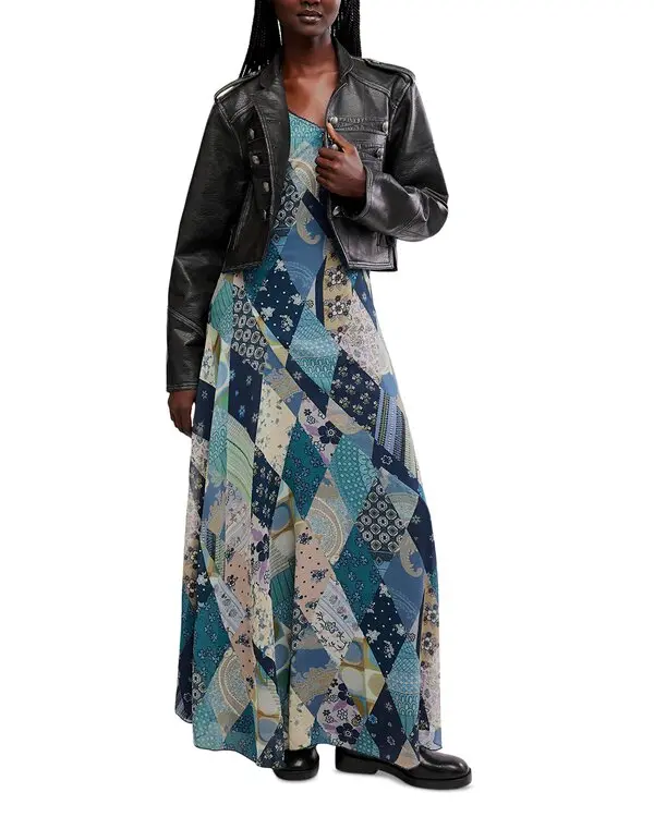 Free People Ryland Faux Leather Band Jacket