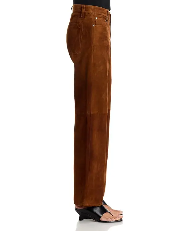 Rag & Bone Saige Suede Wide Leg Jeans