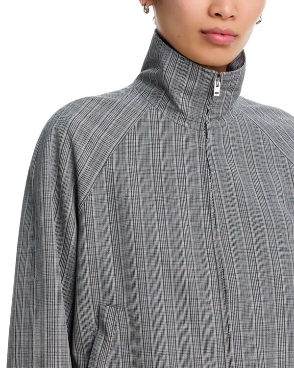 Acne Studios Plaid Bomber Jacket
