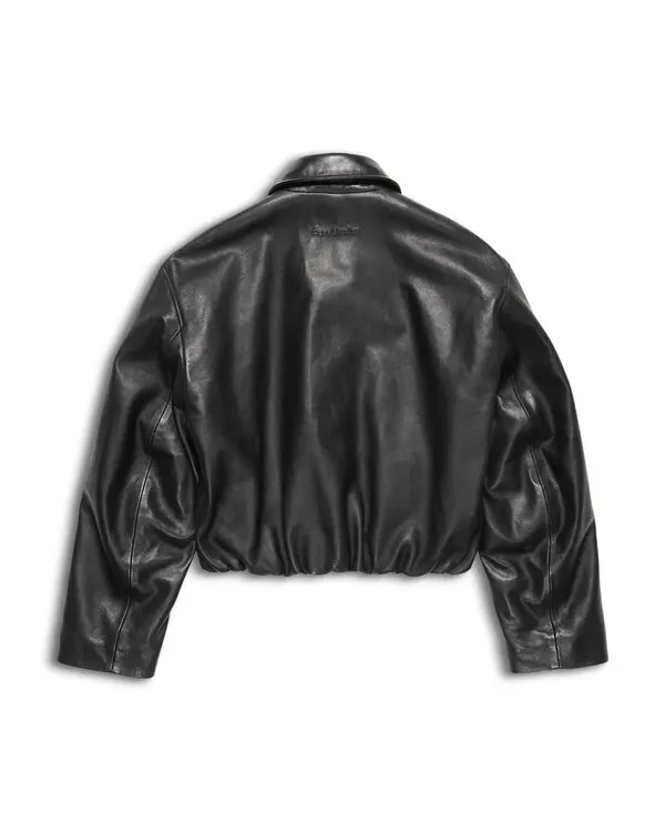 Acne Studios Cropped Leather Jacket