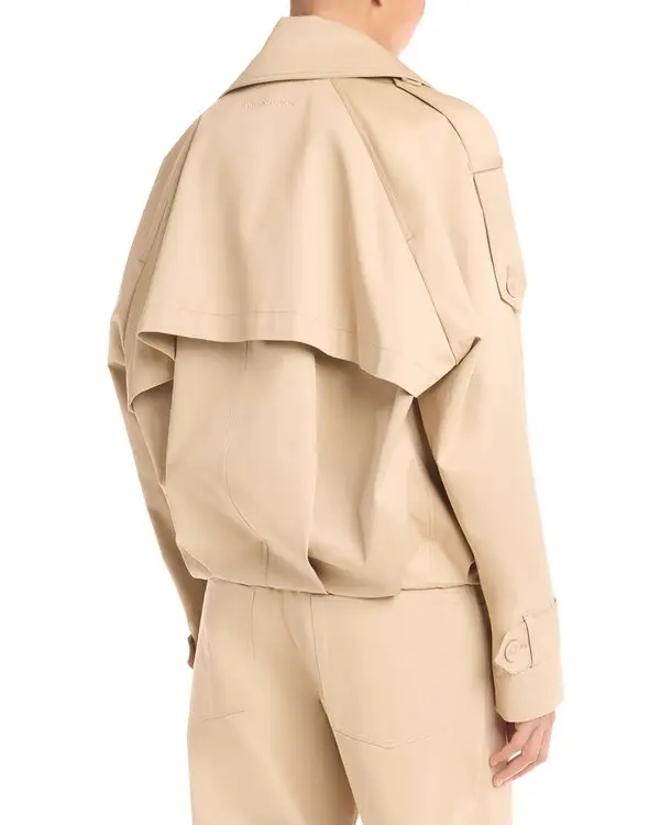 Acne Studios Short Double-breasted Trench Coat