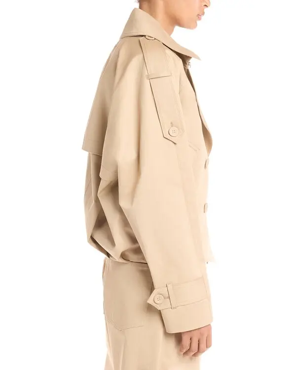 Acne Studios Short Double-breasted Trench Coat