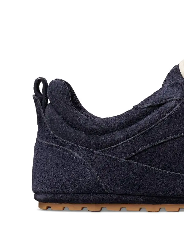Tory Burch Suede Lace-up Sneakers - New Navy